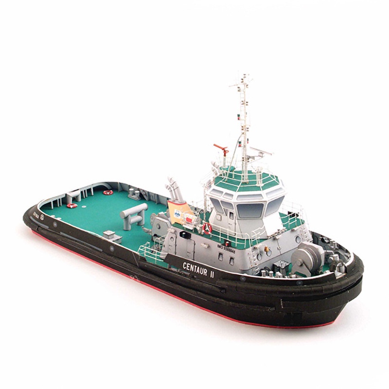 1:100 Polish Centaur II tugboat paper model ship model handmade DIY ...