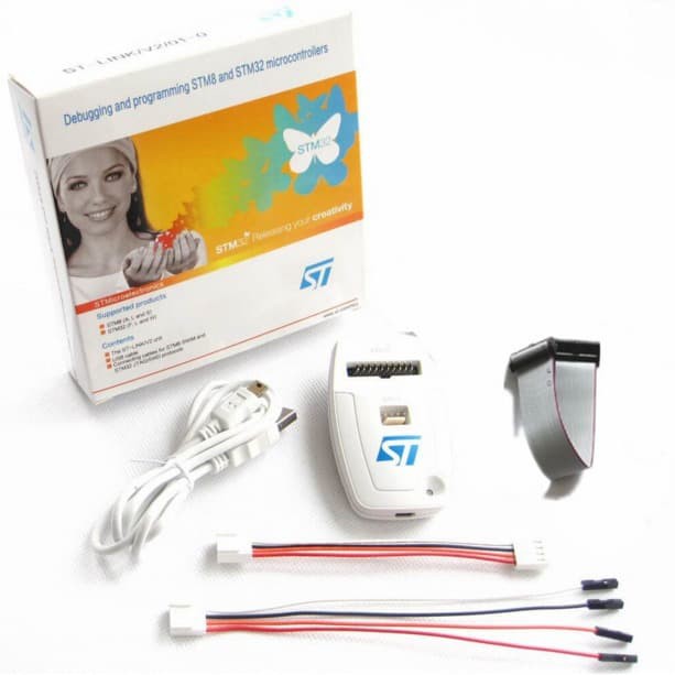 St Link V2 Stm8 Stm32 Mcu Microcontroller Usb Jtag Debugger Programmer Aifrobotic Shopee