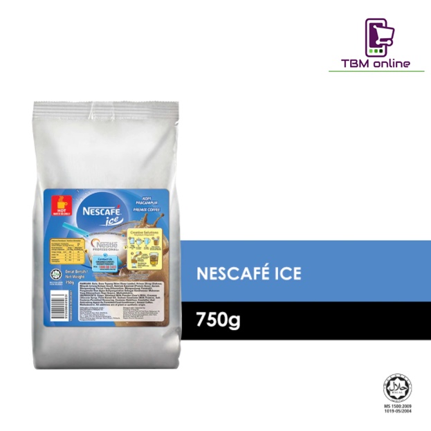 NESTLE Nescafe Ice Powder Instant Coffee Kopi Segera 750g | Shopee ...