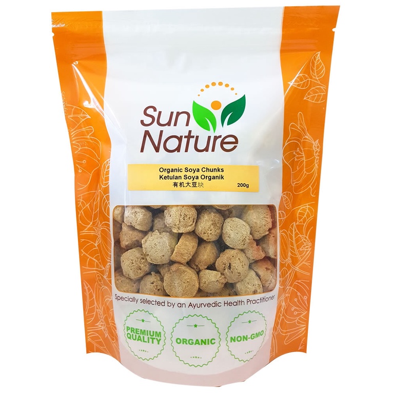 Sun Nature - Organic Soya Chunks 200G | Shopee Singapore