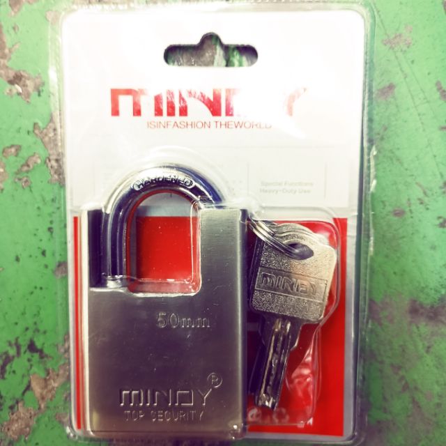 Pad Lock 50mm Mindy With Cover (Z) | Shopee Singapore