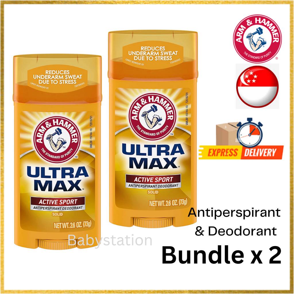 ARM & HAMMER ULTRAMAX Anti-Perspirant Deodorant Active Sport 2.60 oz ...