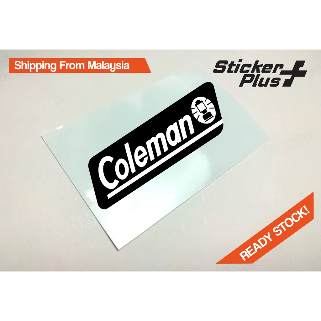 Coleman Logo Car Sticker Cut Out | Shopee Singapore