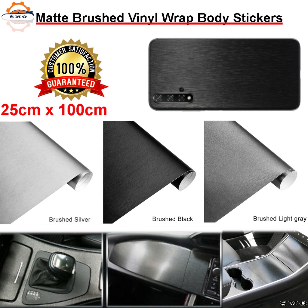 Matte Brushed Sticker Car Body Vinyl Wrap Auto Stickers Persona New ...