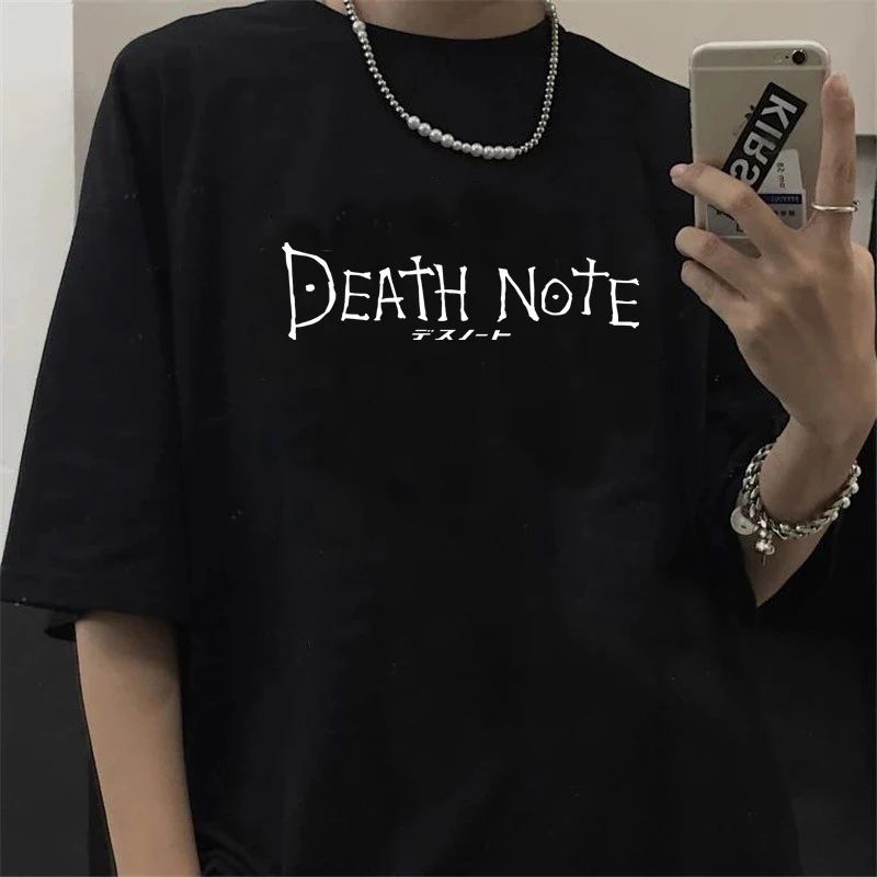 Mg clothing T-Shirt death note T-Shirt Japanese anime death note Thick ...