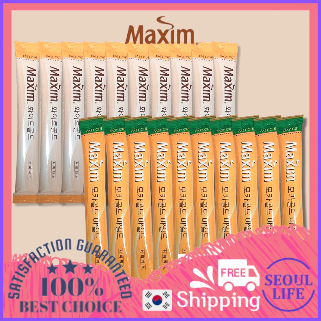 MAXIM Coffee Maxim Mocha Gold & Maxim White Gold 1T/5T/10T Maxim Coffee 1T Maxim Coffee 10T ...