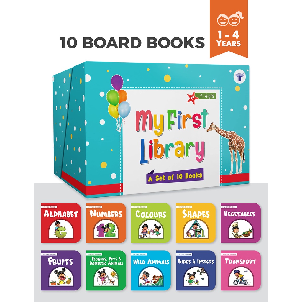 ABC Board Books for Kids | Complete Learning Library Kids Book of ...