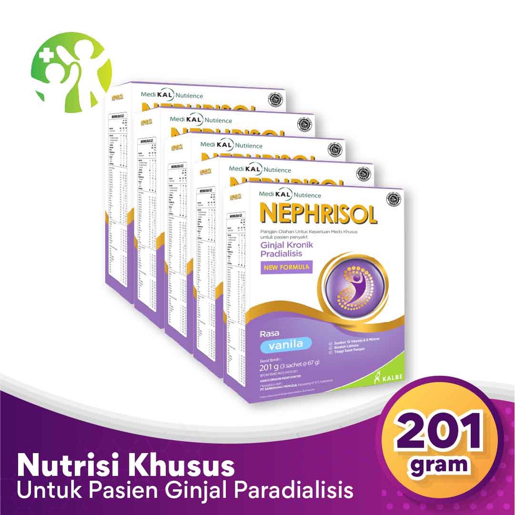 Bundle of 5 Boxes of Nephrisol - Low Protein Nutrition for Kidney ...