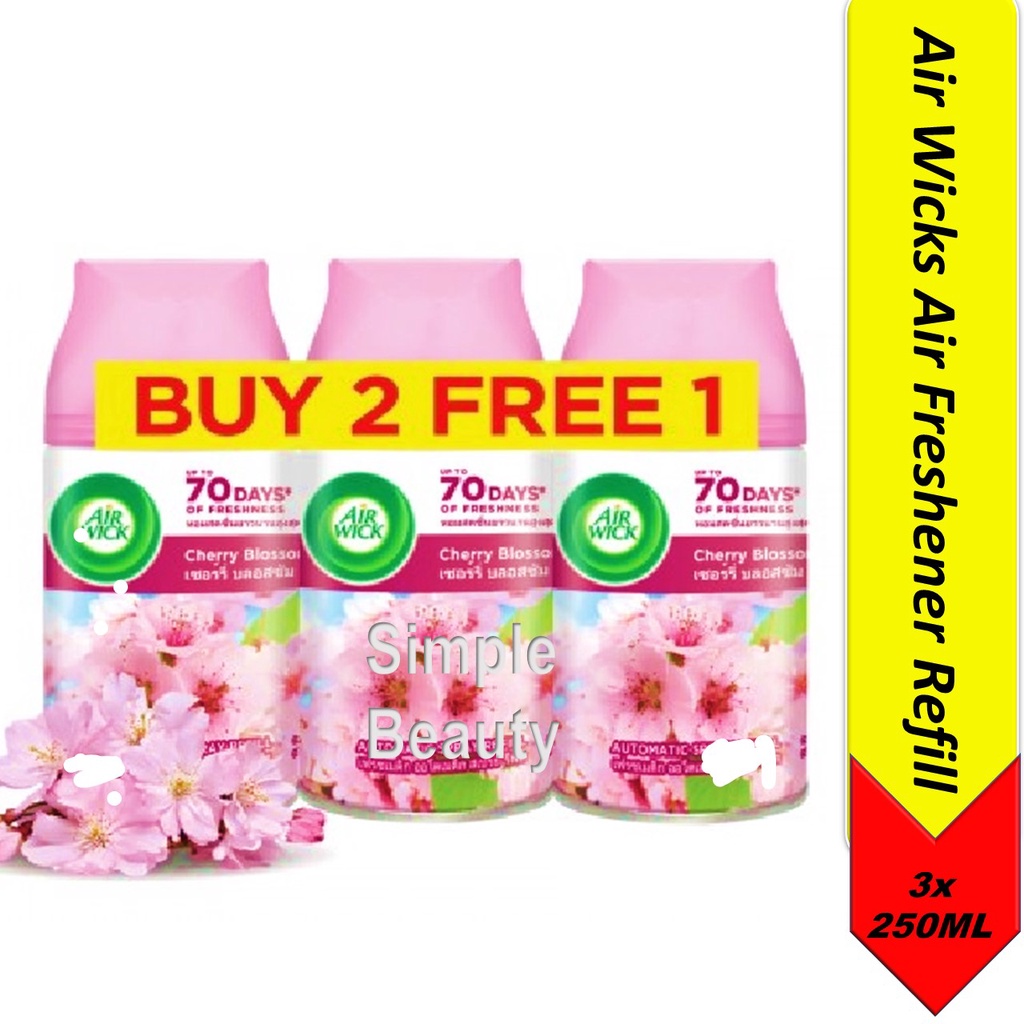 Air Wick Cherry Blossom Refill, 250ml [Bundle Of 3] | Shopee Singapore