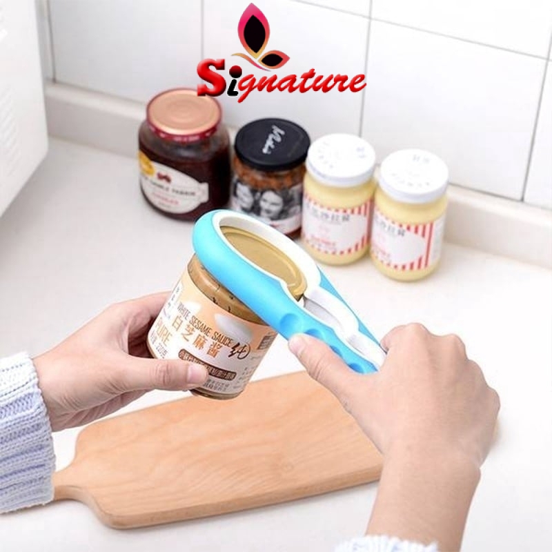 Kitchen 4 in 1 Multipurpose Manual Twist Anti Slip Can Lid Jar Bottle ...