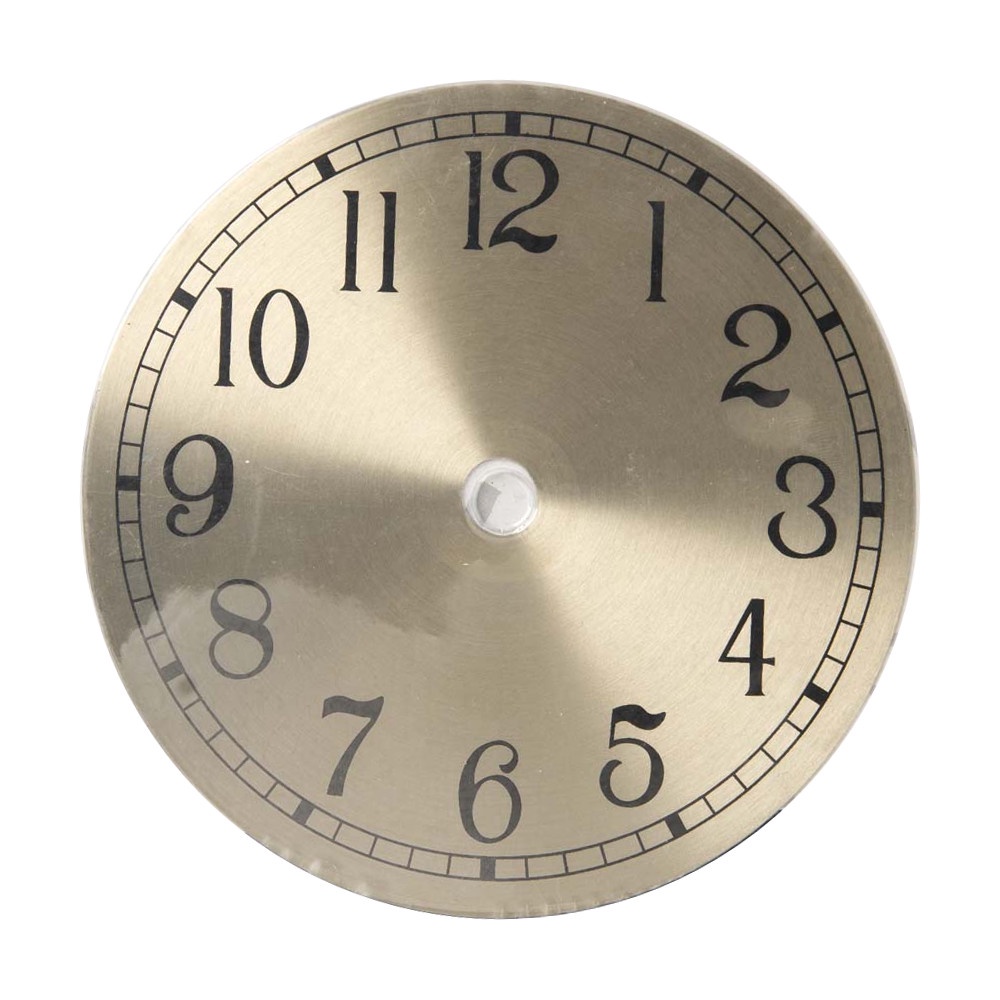 Plaid 4.5in Gold Aluminum Clock Face Dial 1pc 96392E,028995963926 ...