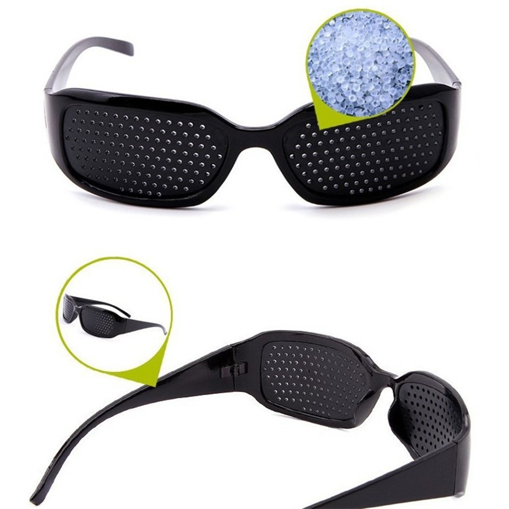 Vision Care Pin hole Eyeglasses Pinhole Glasses Eye Exercise Eyesight ...