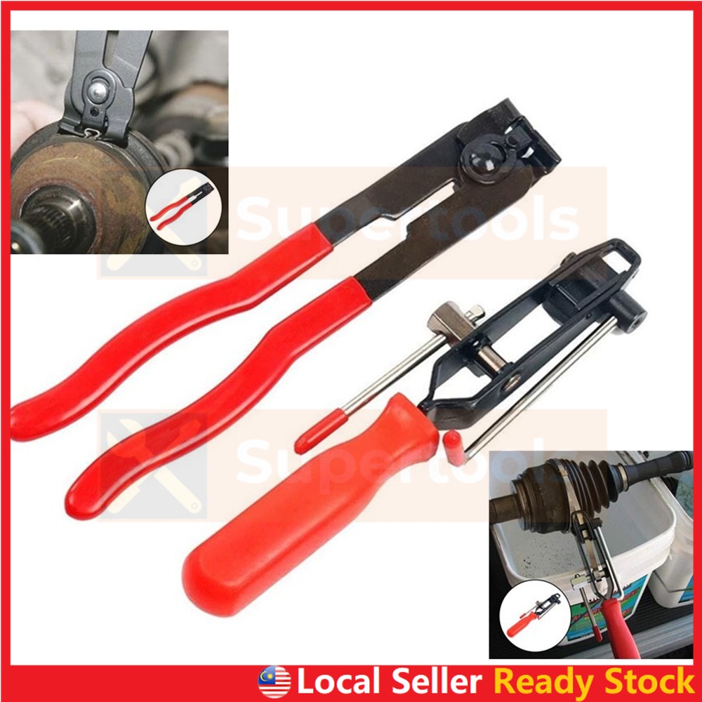 CV Joint Boot Clamp Plier Cutter Car Drive Shaft Cover Banding Crimper ...