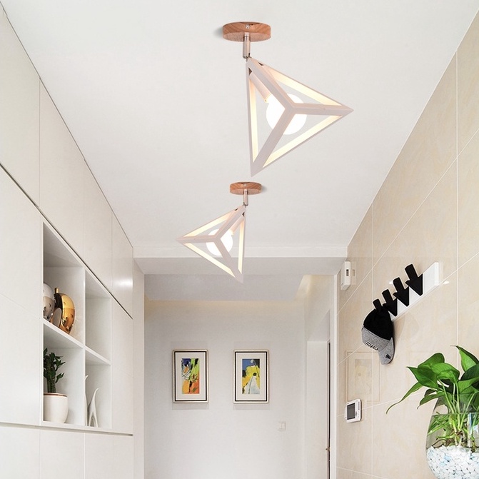 PLH Corridor Triangle Rack Ceiling Light Indoor Outdoor Modern | Shopee ...