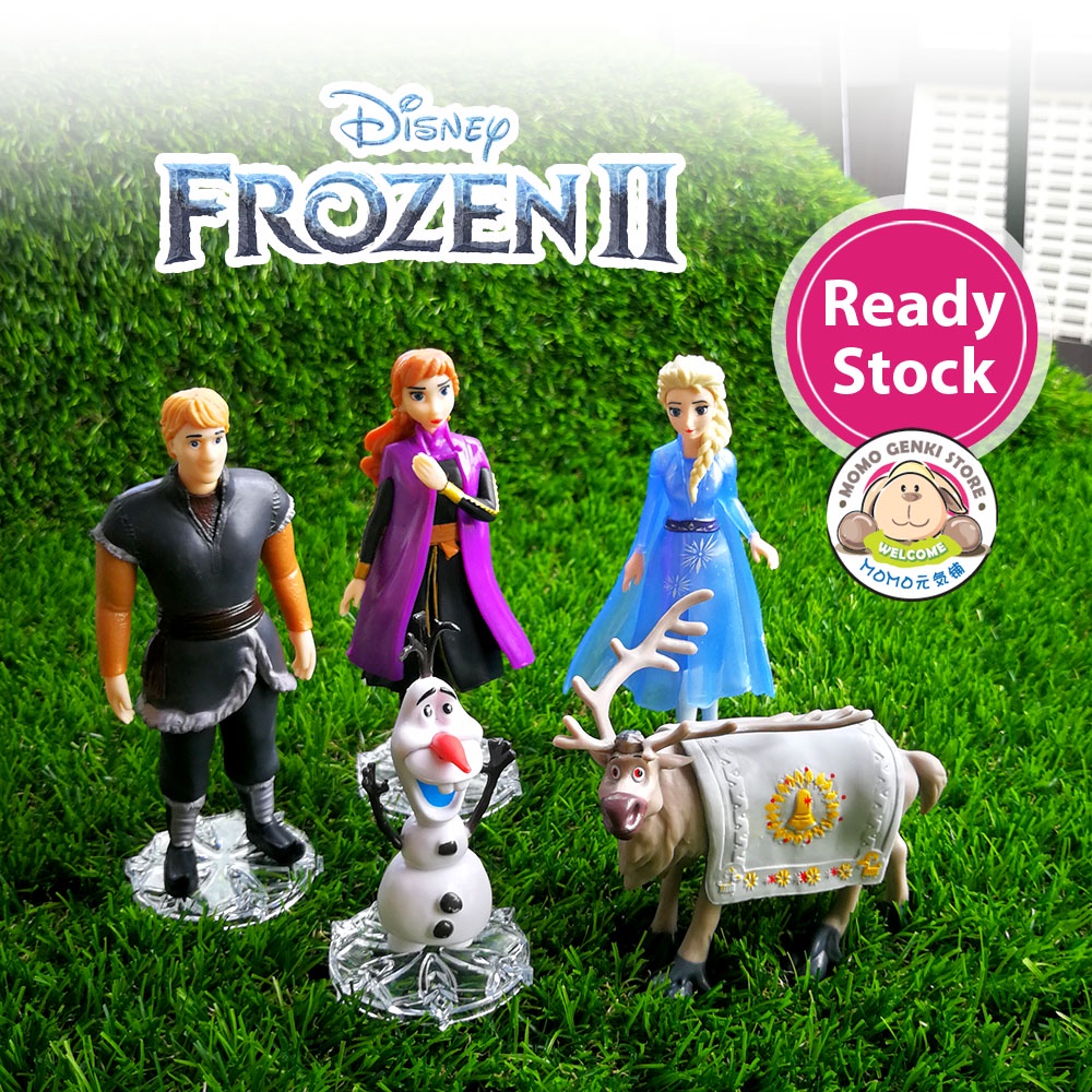 Frozen 2 Princess Anna Elsa Olaf Kristoff Sven Figures Toy Doll Cake ...
