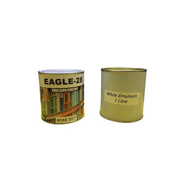 Berger/Eagle White Emulsion Wall Paint 1L for youch up and interior ...