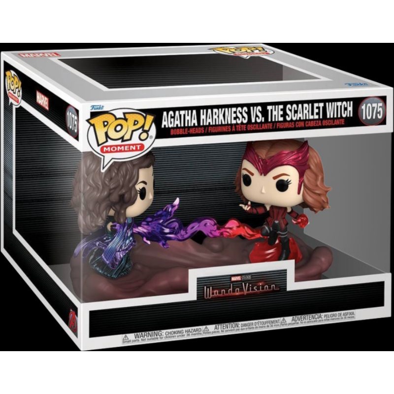 Funko Pop! Moment : Wandavision - Agatha Harkness Vs. The Scarlet Witch ...