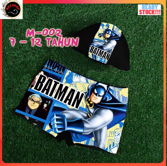 M-002 BATMAN Kids Disney Swimsuit (10T - 12T) | Shopee Singapore
