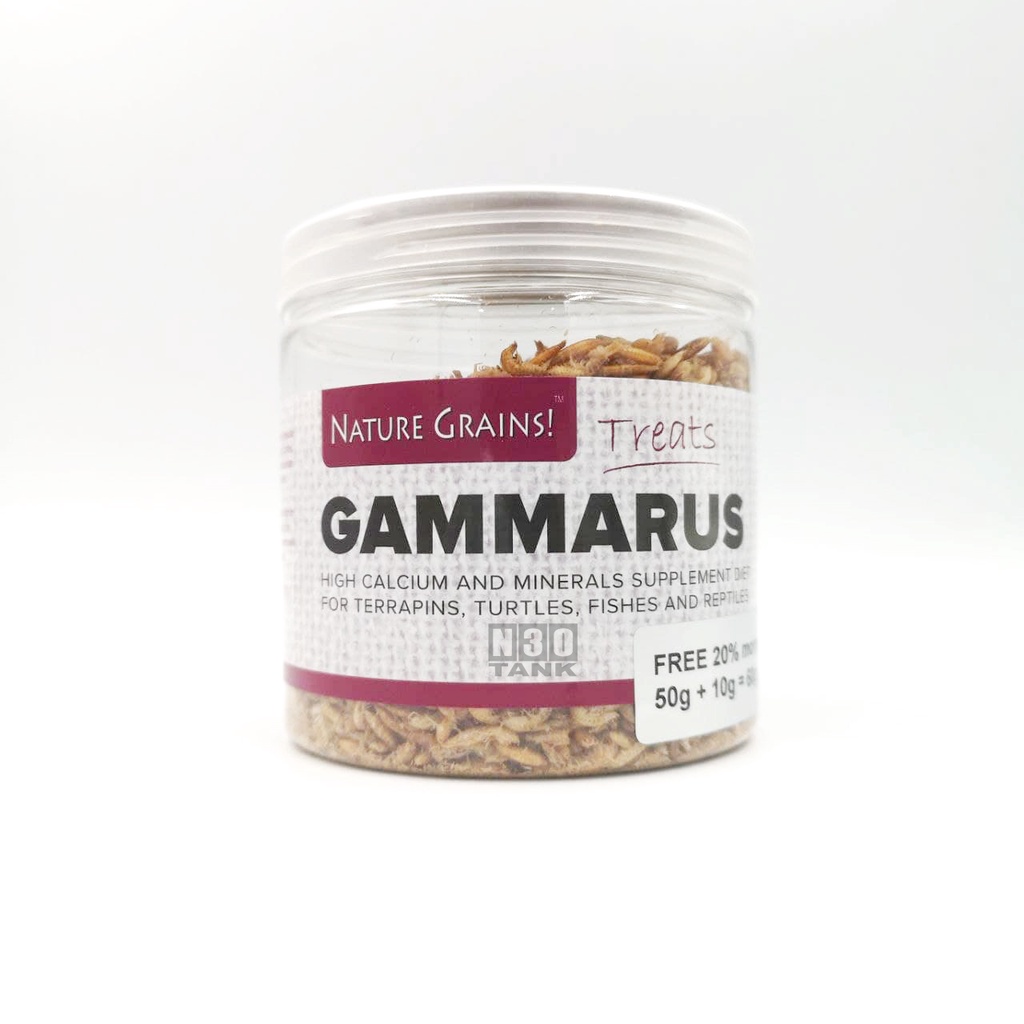 NATURE GRAINS GAMMARUS 50G+10G (FREE 20% MORE) (NG1020) | Shopee Singapore