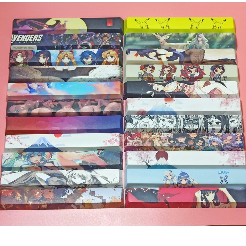 Space Keycap PBT Five-Sided Sublimation 6.25U Anime Space Keycap for ...