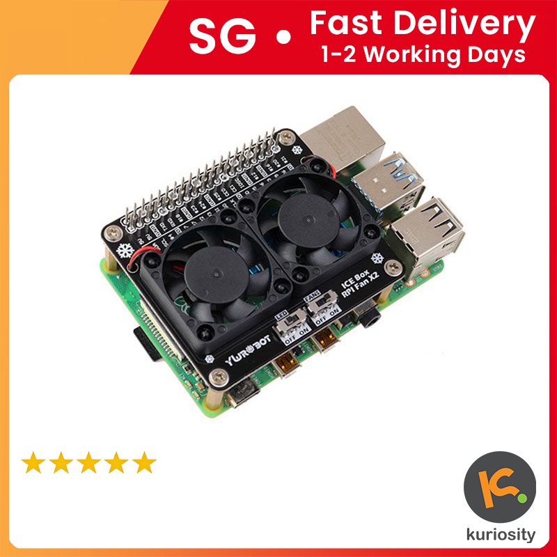 Raspberry Pi Dual Cooling Hat Kit | Shopee Singapore