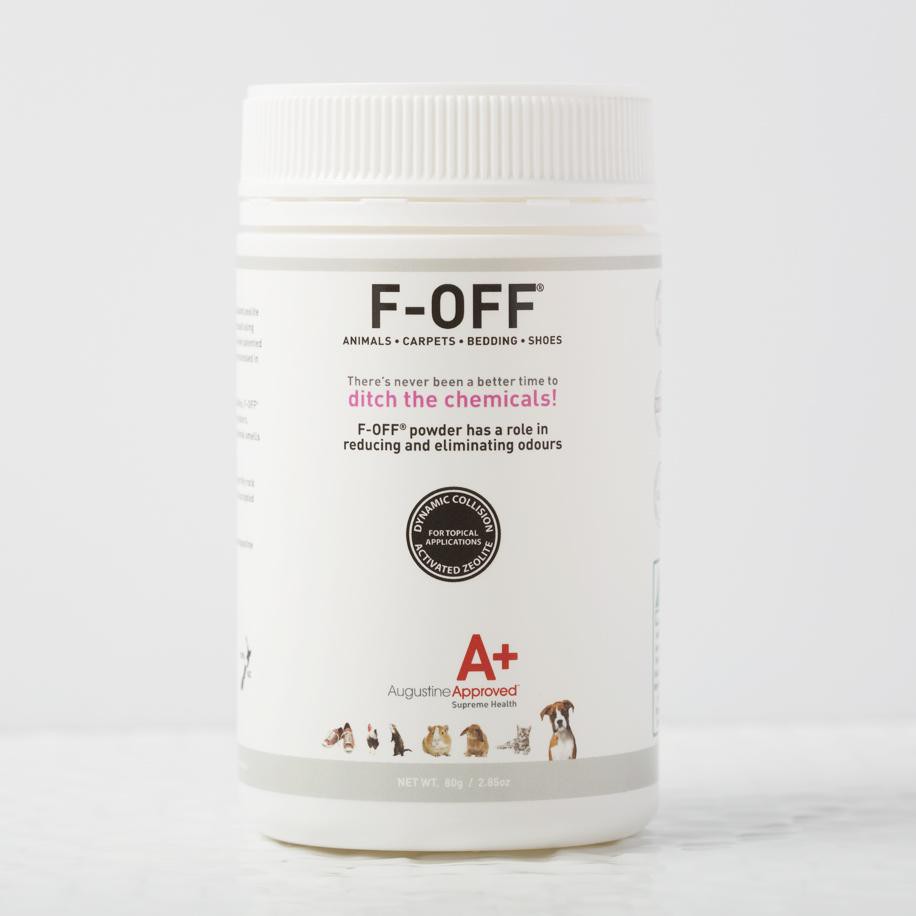 Augustine Approved F-Off Odour & Pest Relieving Zeolite Powder (80g ...