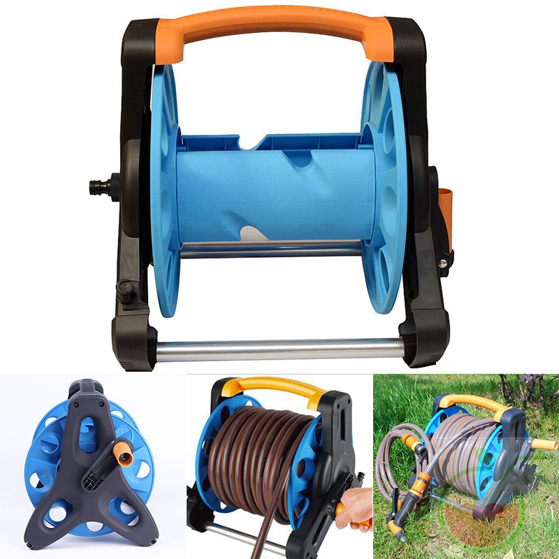 Garden Hose Reel Stand Water Pipe Storage Rack Cart Holder Bracket for ...
