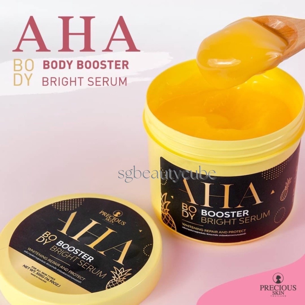 [SG INSTOCK] PRECIOUS SKIN THAILAND AHA BOOSTER BODY BRIGHT SERUM 500ML ...