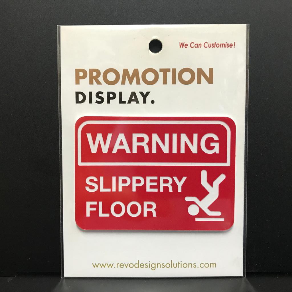 WARNING SLIPPERY FLOOR SIGN | Shopee Singapore