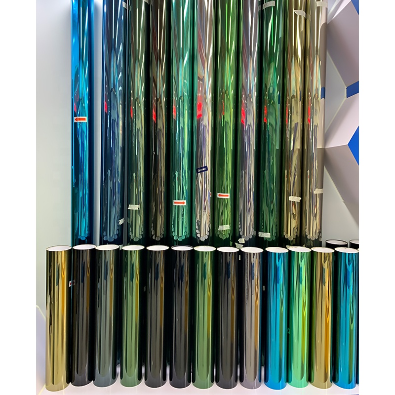 100x180cm Multi-size Window Film Mirrored Glass Sticker Glue Tinted ...