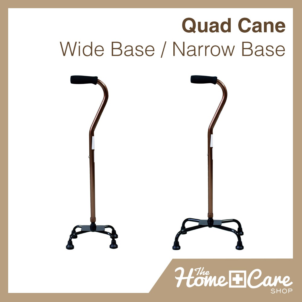 Homecareshop Quad Cane (narrow base & wide base) | Shopee Singapore