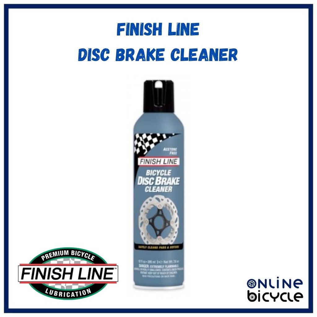 Finish Line Disc Brake Cleaner (10 oz) for Bicycle Rotor and Cycling ...