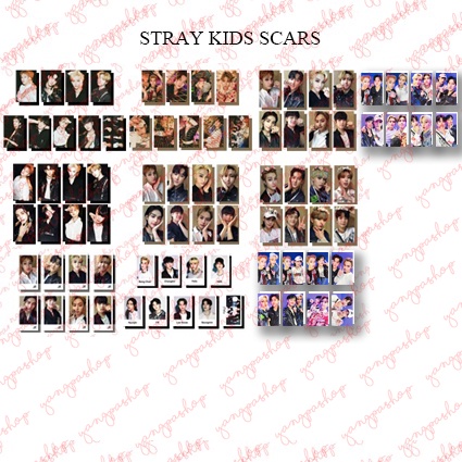 [READY / Set] STRAY KIDS SCARS JAPAN SKZZ PHOTOCARD UNOFFICIAL FANMADE ...