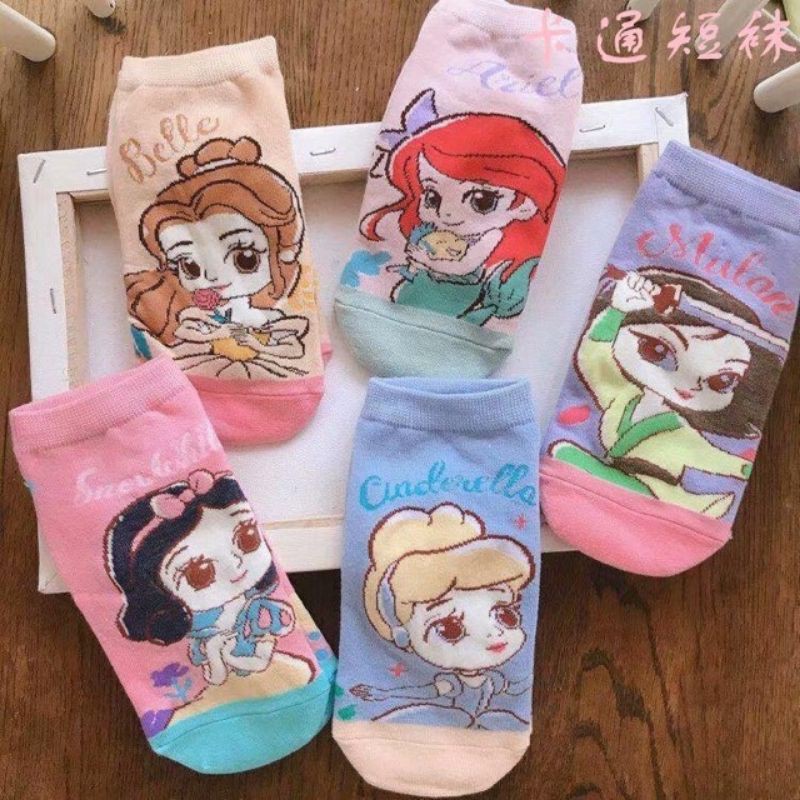 ADULT CINDERELLA BELLE ARIEL MULAN SNOW WHITE SOCKS DISNEY STOCKING ...