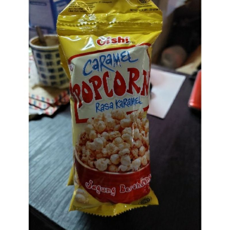 Oishi Popcorn Caramel 1 Pack Of 10 Sachets | Shopee Singapore