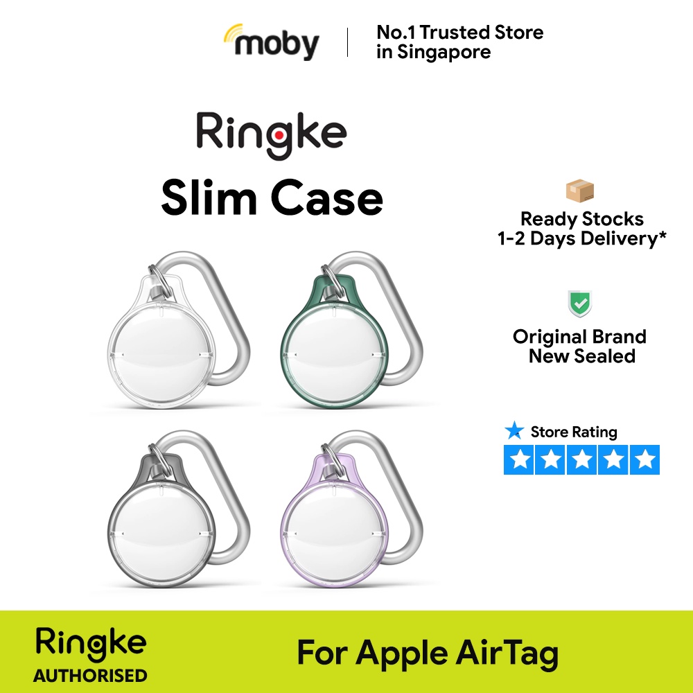 Ringke AirTag Case 1PC / 4 Pack | Slim Series | Shopee Singapore