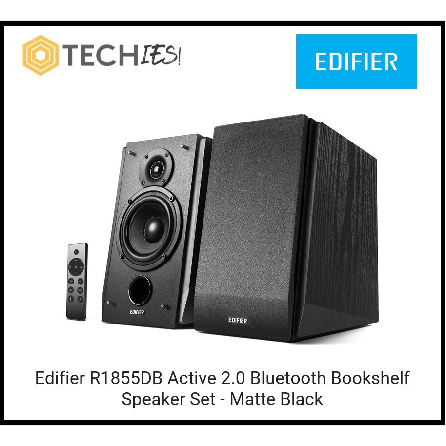 Edifier R1855DB Active 2.0 Bluetooth Bookshelf Speaker Set - Matte ...