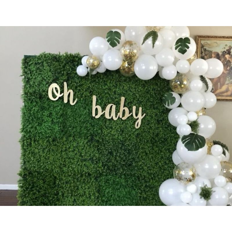 Birthday Party Event Backdrop Large Die Cut Glitter Custom Text. Party ...