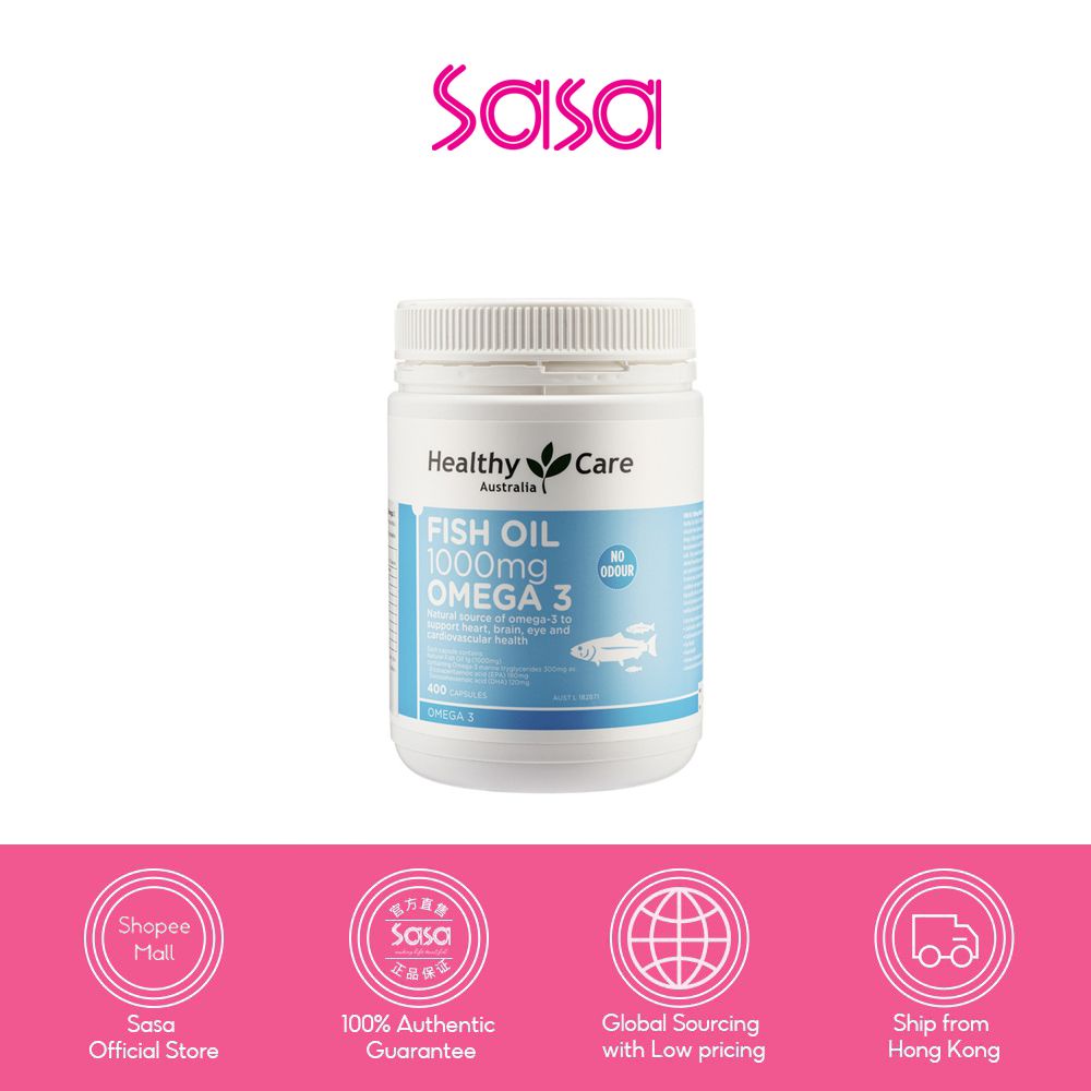 Healthy Care Fish Oil 1000 (400 Capsules) | Shopee Singapore