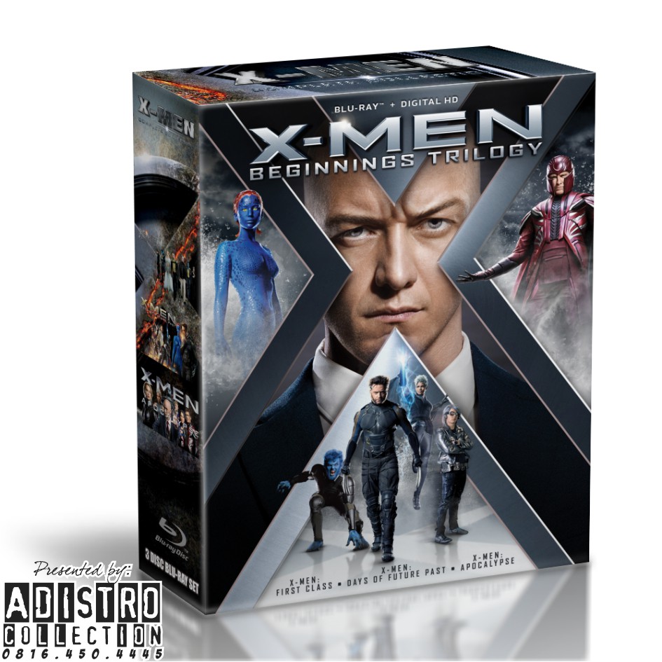 X-men BEGINNINGS Blu-Ray Film BOX SET COMPLETE Edition | Shopee Singapore