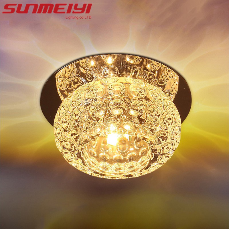 SUNMEIYI Ceiling lamp Crystal LED Ceiling Lights for living room ...