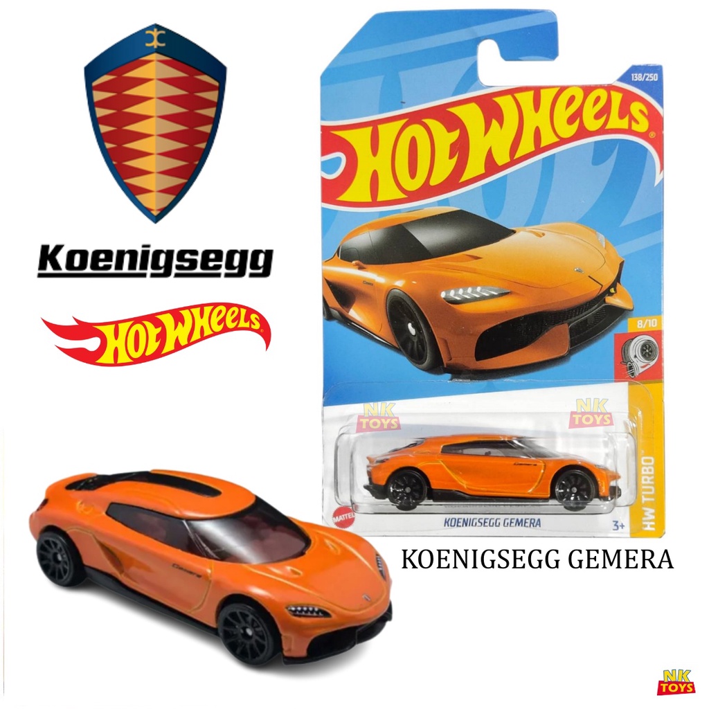Hot WHEELS KOENIGSEGG GEMERA Genuine Copyright Sports Car Model ...