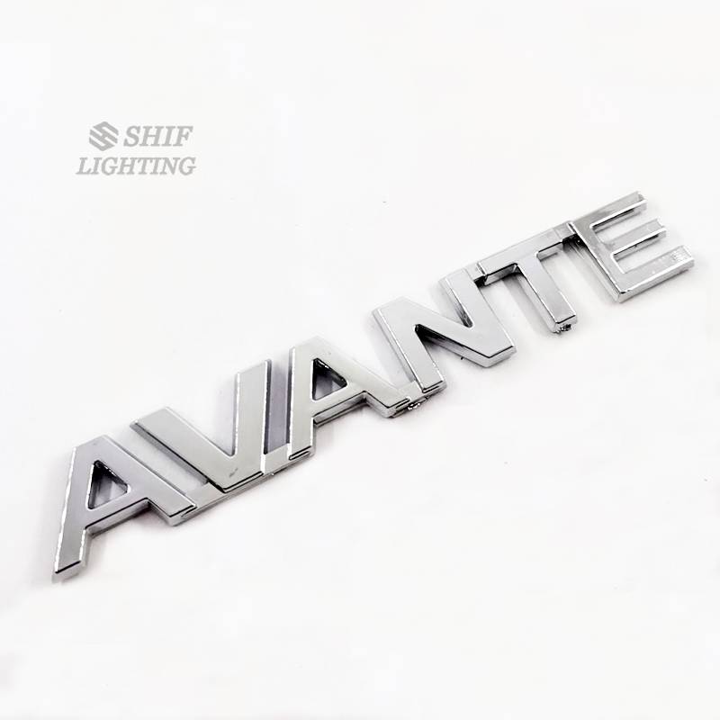 1 x ABS AVANTE Logo Car Auto Rear Emblem Badge Sticker Decal ...