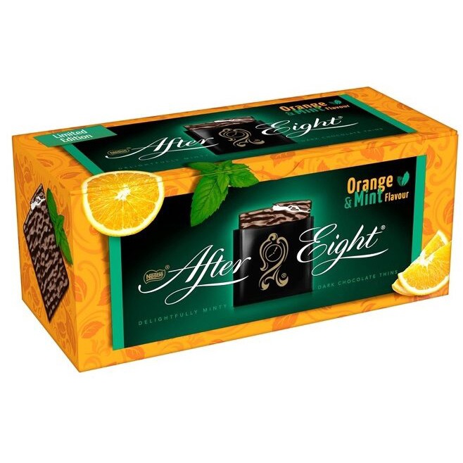 Nestle After Eight Limited Edition Mint & Orange Flavour 200g | Shopee ...