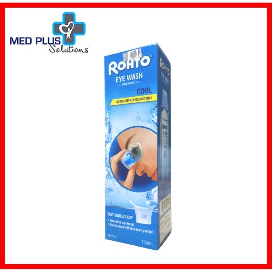 ROHTO Eye Wash Cool 150ml (EXP: 9/2025) | Shopee Singapore