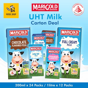 [Bundle of 12/24] Marigold UHT Milk Assorted Flavours | Shopee Singapore