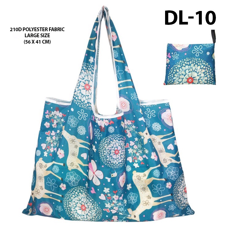 Foldable Shopping / Tote / Eco / Recycle Bag (Reusable) | Shopee Singapore