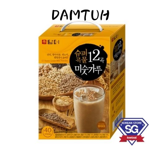 [Damtuh] 12 Super Grain Mix Powder Tea 20g x 40ea (Misugaru) | Shopee Singapore