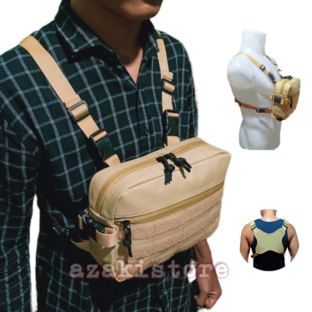 Chest BAG RIG WATERPROOF - Versatile TACTICAL CHEST BAG | Shopee Singapore