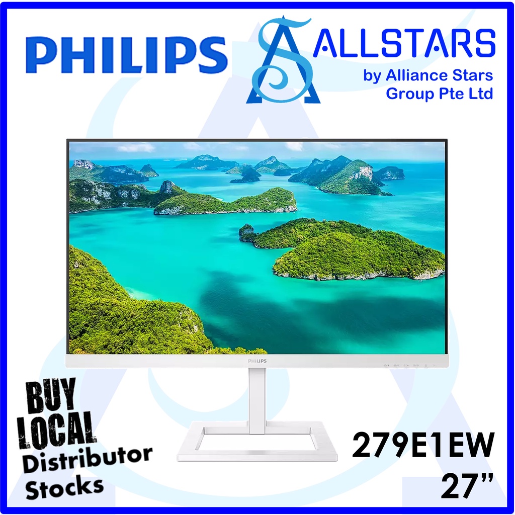 Philips 279E1EW / 279E1EW/69 White 27 inch 4K UHD IPS Monitor | Shopee ...